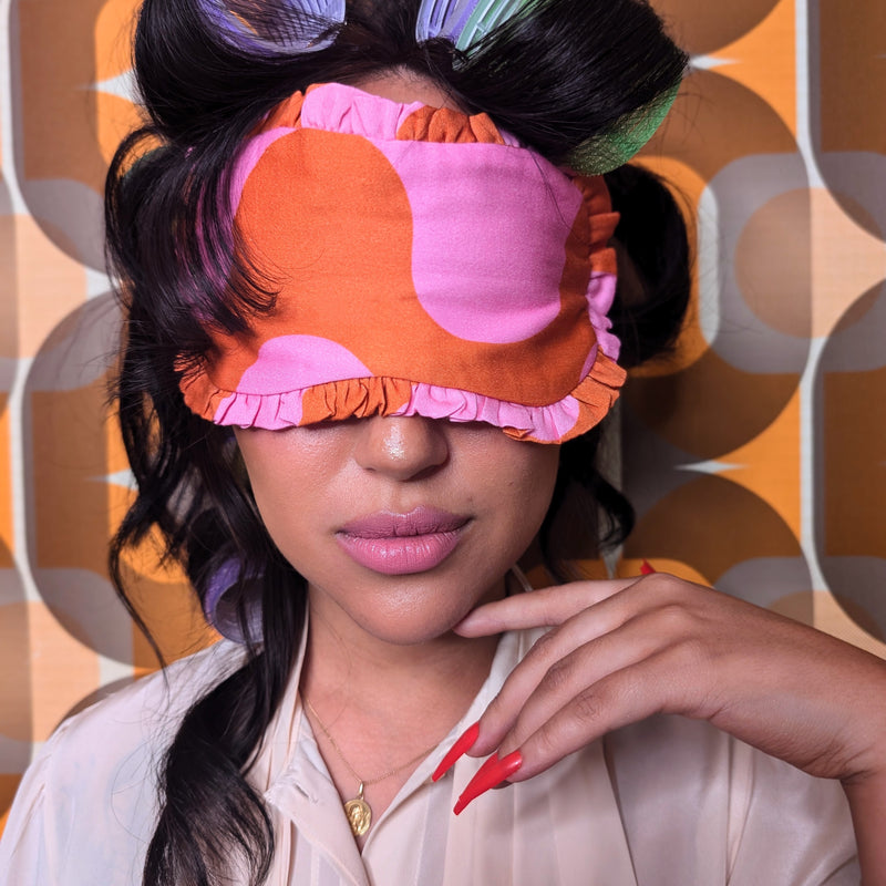Dragstrip Disco Ruffle Sleep Mask – Weirdstock