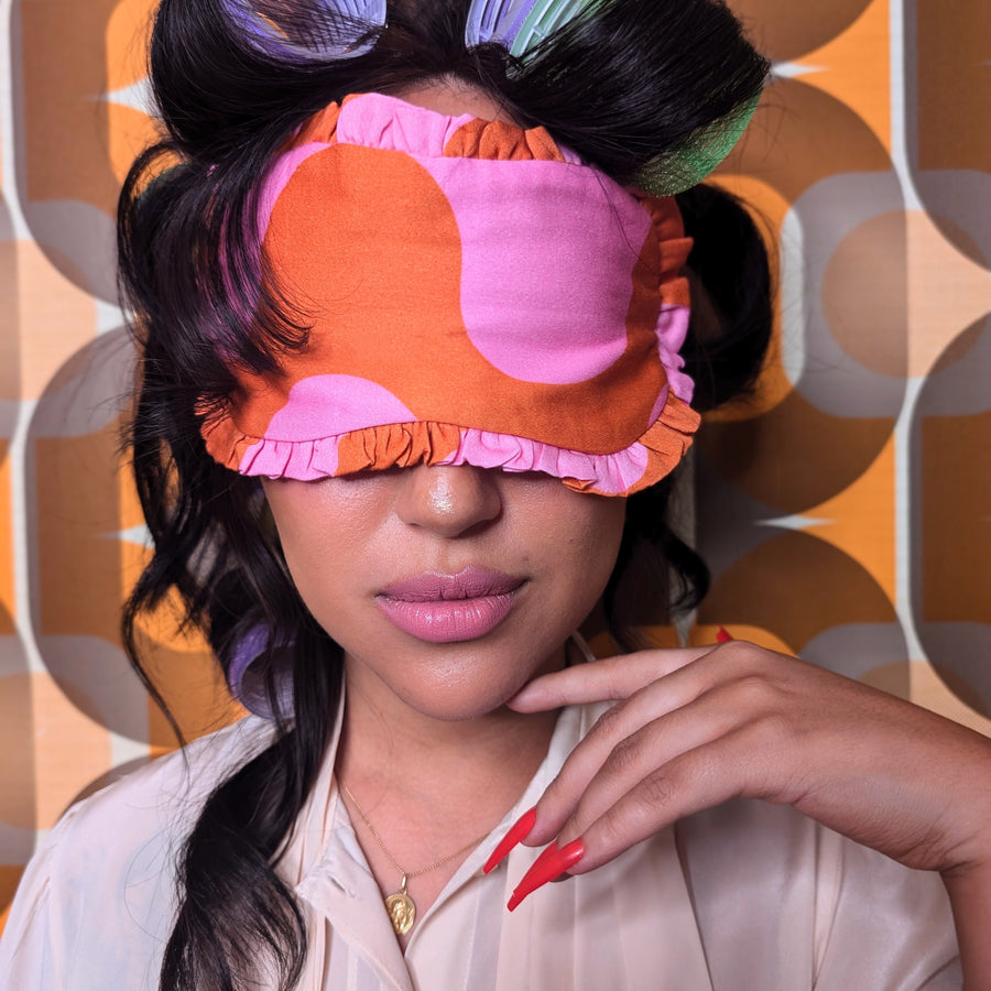 Dragstrip Disco Ruffle Sleep Mask – Weirdstock